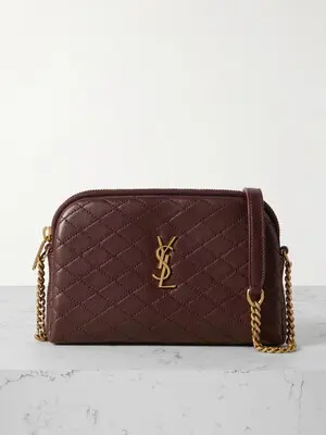 Saint Laurent Gaby Shoulder Bag - Burgundy
