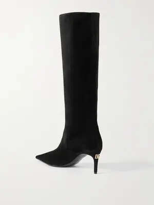 Dolce & Gabbana Mun Suede Knee Boots
