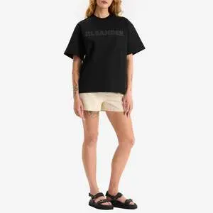 JIL SANDER Short Sleeve T-shirt - Black