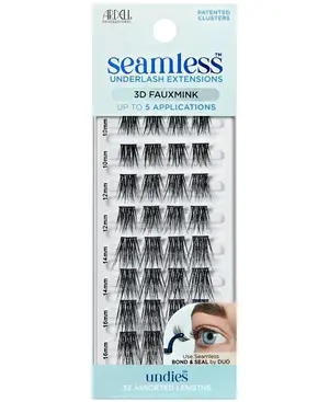 ARDELL Seamless Underlash Extensions 3d Faux Mink False Lashes Refill - No Color