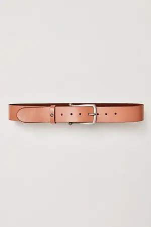 Free People Brooks Buckle Belt - Cantaloupe