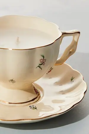 Free People Teacup Candle With Saucer