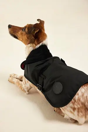 Barbour Waxed Dog Coat - Black