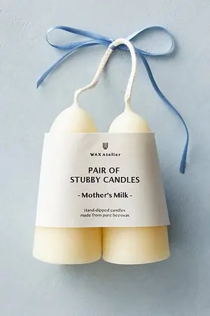 Free People Wax Atelier Stubby Candle White
