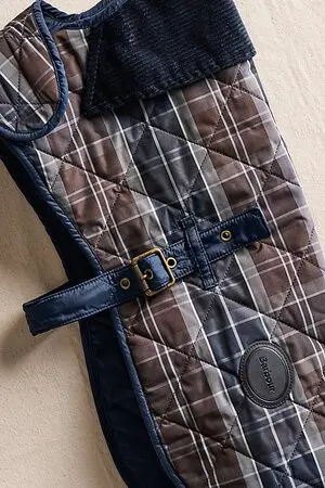 Barbour Tartan Dog Coat - Midnight Oak