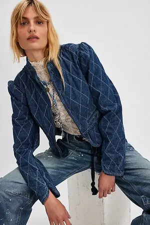 Free People Peggy Quilted Jacket
