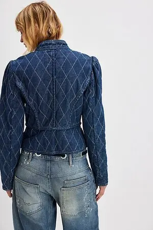 Free People Peggy Quilted Jacket