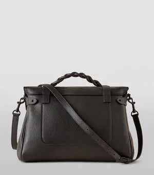Mulberry Oversized Leather Alexa Crossbody Bag - Black