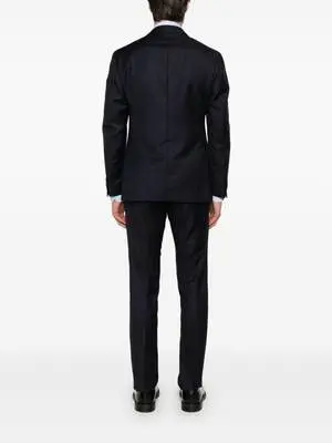 LUIGI BIANCHI MANTOVA Virgin Wool Suit - Blue