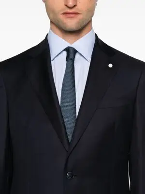 LUIGI BIANCHI MANTOVA Virgin Wool Suit - Blue