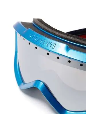 Gucci Sylvie Web Stripe Ski Goggles
