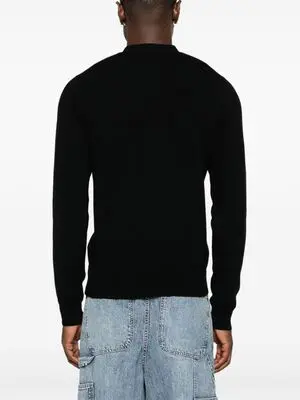 Play Comme Des Garcon Heart-patch Wool Cardigan