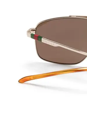Gucci Pilot-frame Sunglasses