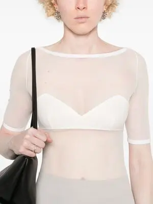NENSI DOJAKA Triangle-bra Jersey T-shirt