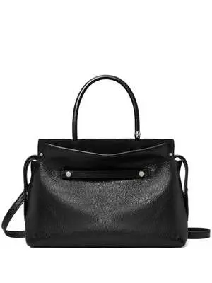 Tory Burch Mercer Distressed Tote Bag - Black