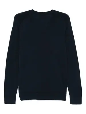 Sunspel Merino-wool Cardigan - Blue