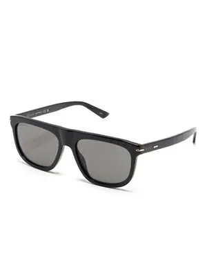 Gucci Oval-frame Sunglasses - Black