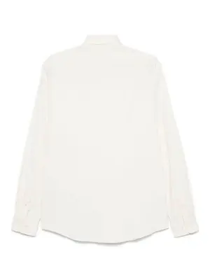 Sunspel Flannel Button-up Shirt - Neutrals