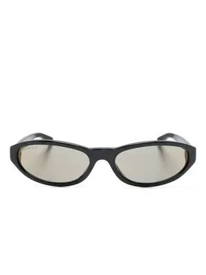 Balenciaga Balenciaga Eyewear Oval-Frame Sunglasses Black