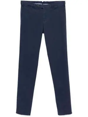 PT TORINO Slim-cut Chino Trousers - Blue
