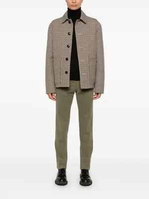 PT TORINO Slim-cut Chino Trousers - Green