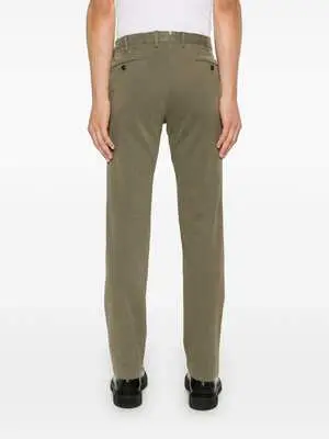 PT TORINO Slim-cut Chino Trousers - Green
