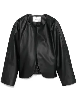 NISSA Faux-leather Jacket