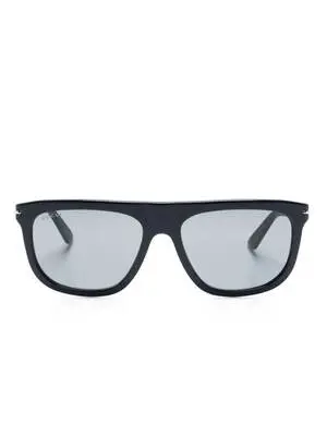 Gucci Oval-frame Sunglasses - Blue