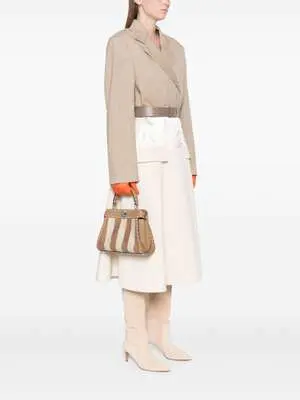 Fendi Mini Peekaboo Tote Bag