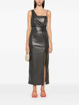 Nanushka Asymmetric Midi Dress
