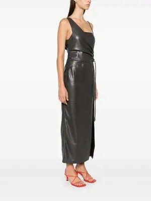 Nanushka Asymmetric Midi Dress