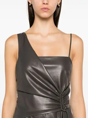 Nanushka Asymmetric Midi Dress