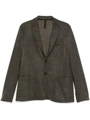 Harris Wharf London Mélange-effect Blazer
