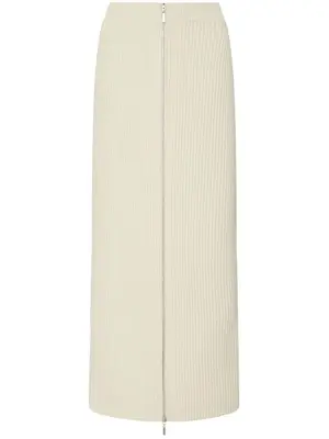 Rosetta Getty Wool-cashmere Skirt