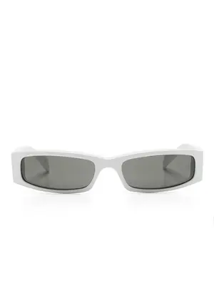 Gucci Rectangle-frame Sunglasses - White