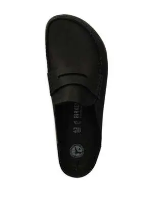 BIRKENSTOCK Suede Slippers - Black