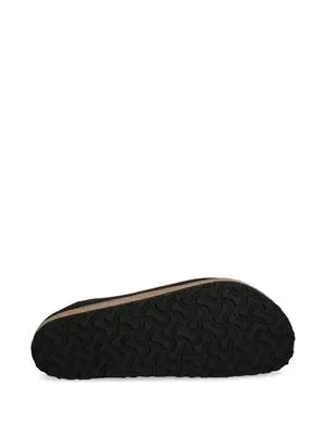 BIRKENSTOCK Suede Slippers - Black