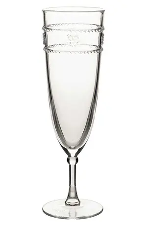 JULISKA Isabella Set Of 4 Acrylic Champagne Flutes - Clear