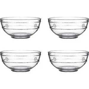 JULISKA Isabella Set Of 4 Acrylic Berry Bowls - Clear