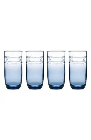 JULISKA Isabella Set Of 4 Acrylic Large Tumblers - Blue