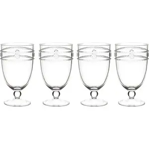 JULISKA Isabella Set Of 4 Acrylic Goblets - Clear