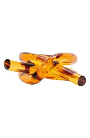 JULISKA Set Of 4 Tortoise Knot Napkin Rings - Tortoiseshell
