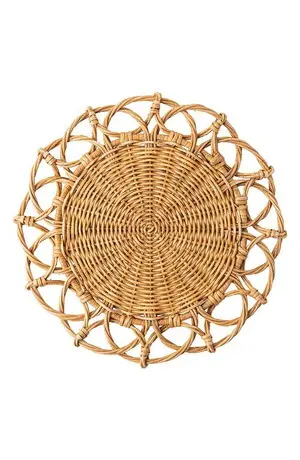 JULISKA Provence Set Of 4 Rattan Placemats - Natural