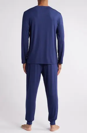 Nordstrom Moonlight Modal Blend Pajamas - Navy Peacoat