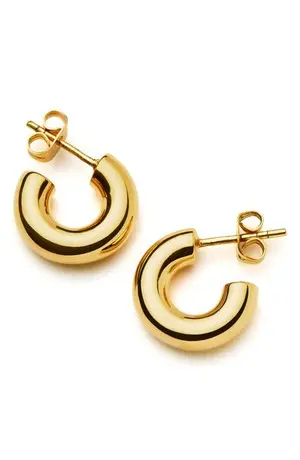 MISSOMA Small Chubby Hoop Earrings - Gold