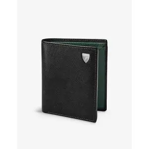 ASPINAL OF LONDON Billfold Logo-embellished Leather Wallet - Black