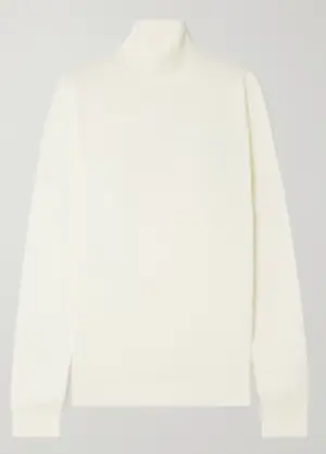 THE FRANKIE SHOP Eve Merino Wool Turtleneck Sweater