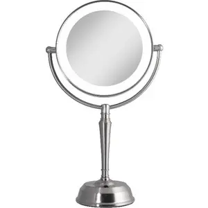 ZADRO Makeup Mirror With Light And 10x/1x Magnifications And Usb Charging Port - Satin Nickel