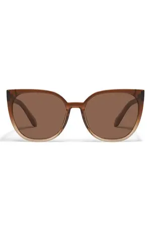 Quay Australia Staycation Cat Eye Sunglasses - Coffee Oat/brown