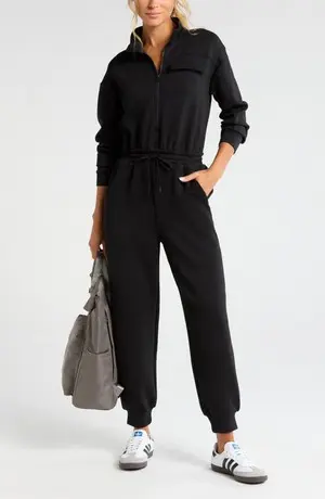 Zella Lift Off Long Sleeve Jumpsuit